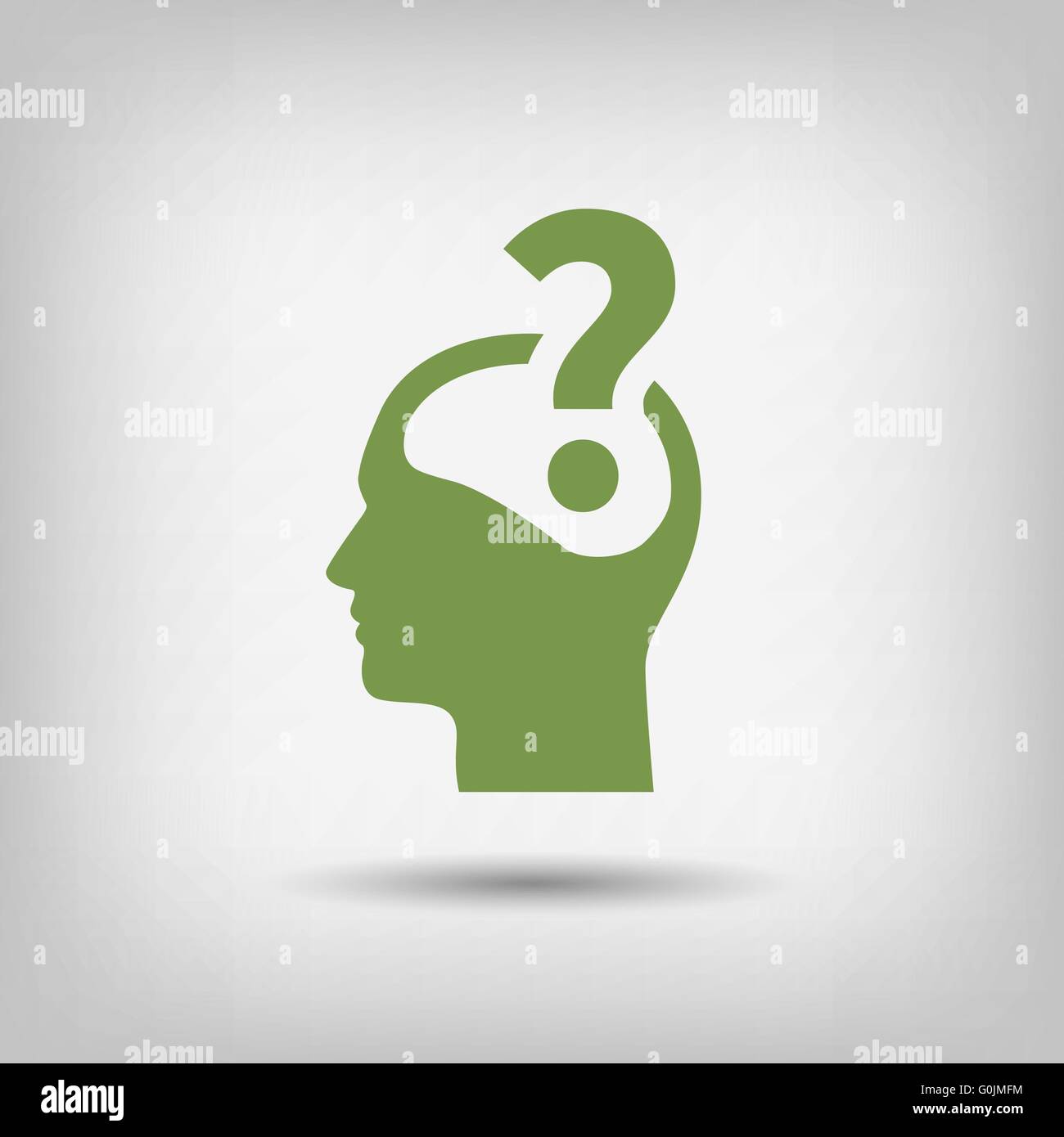 question mark and man icon Stock Vector Image & Art - Alamy