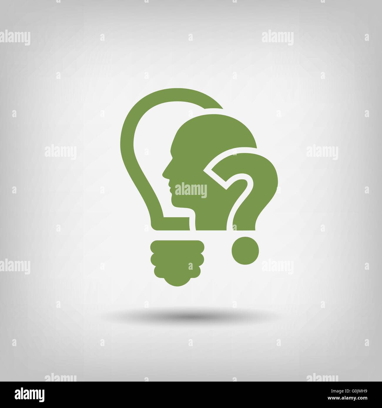 question mark and man icon Stock Vector Image & Art - Alamy