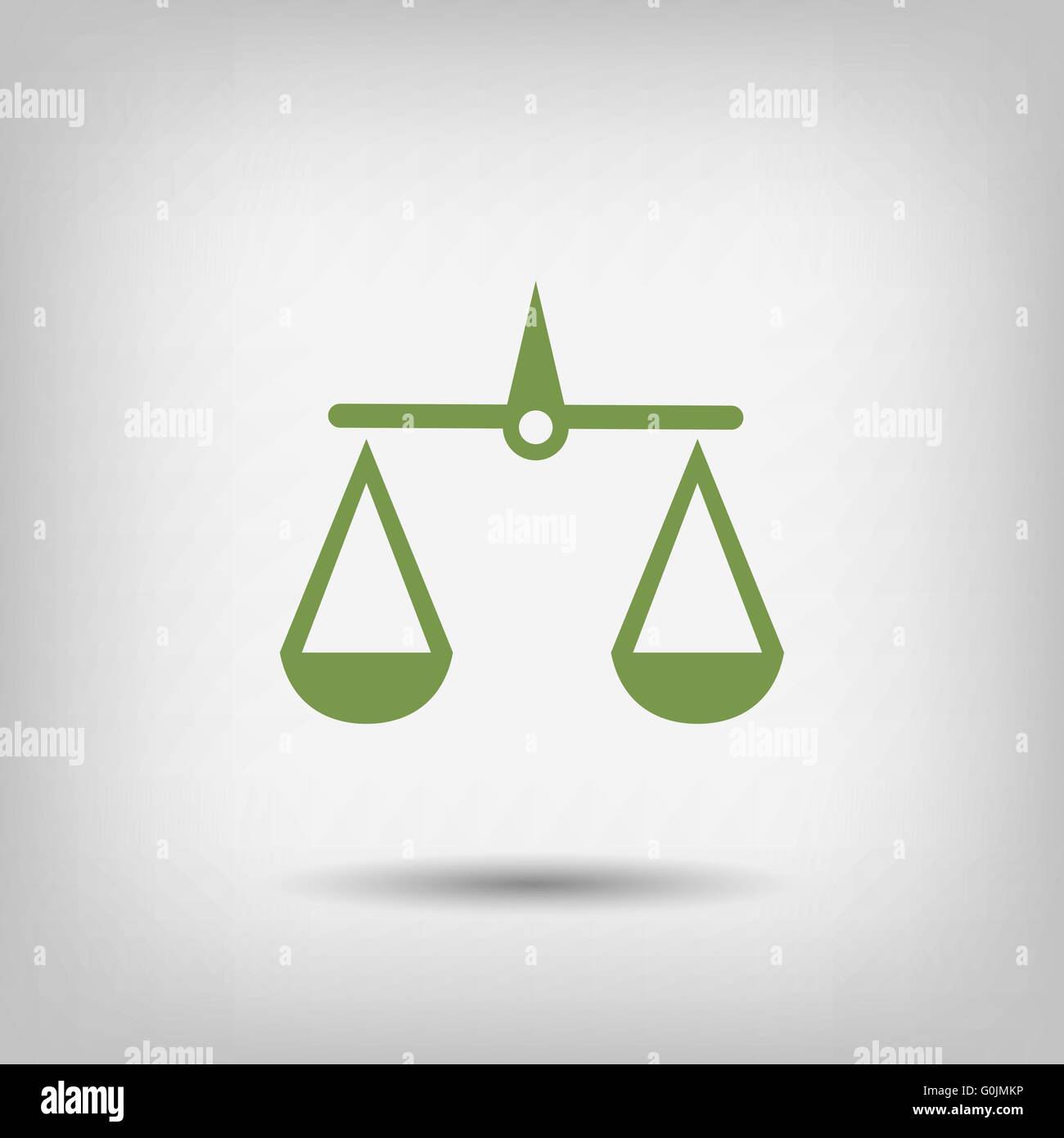justice scales icon Stock Vector Image & Art - Alamy