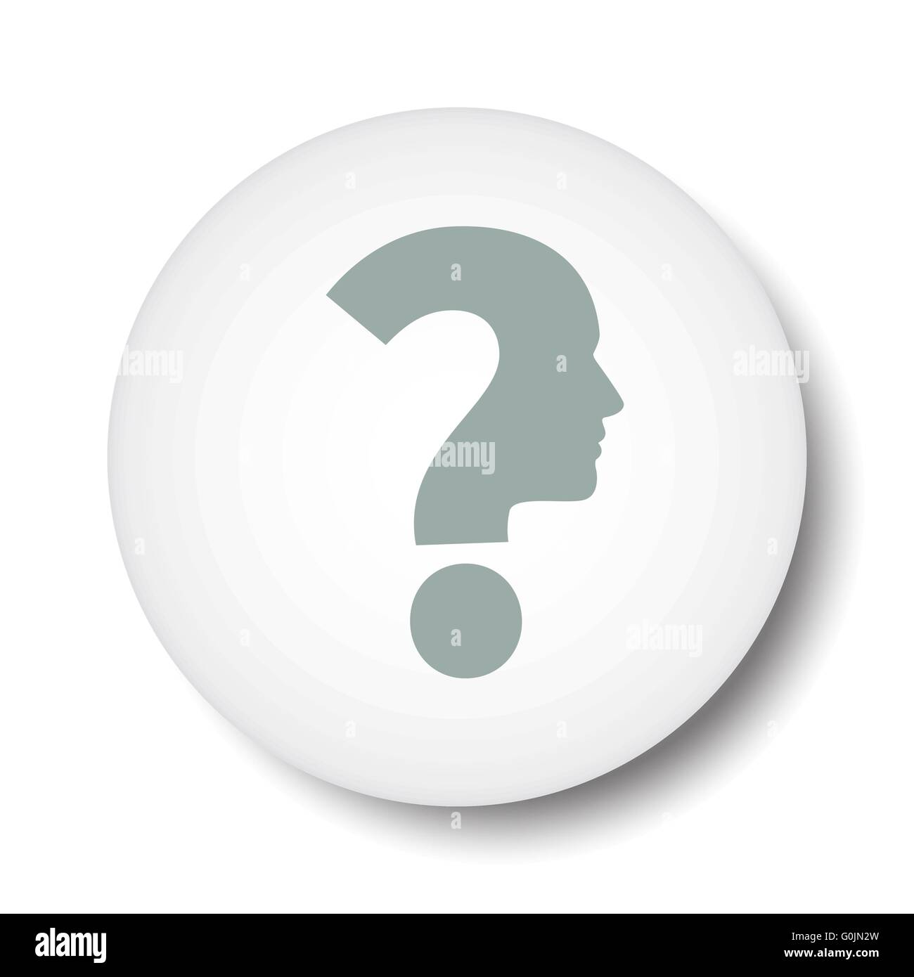 question mark and man icon Stock Vector Image & Art - Alamy