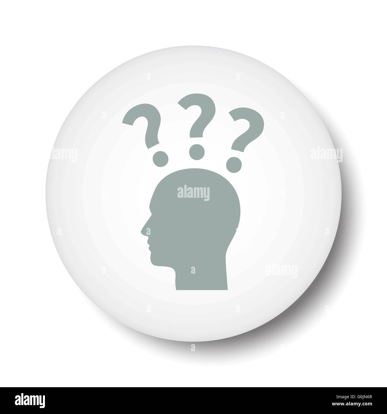 question mark and man icon Stock Vector Image & Art - Alamy
