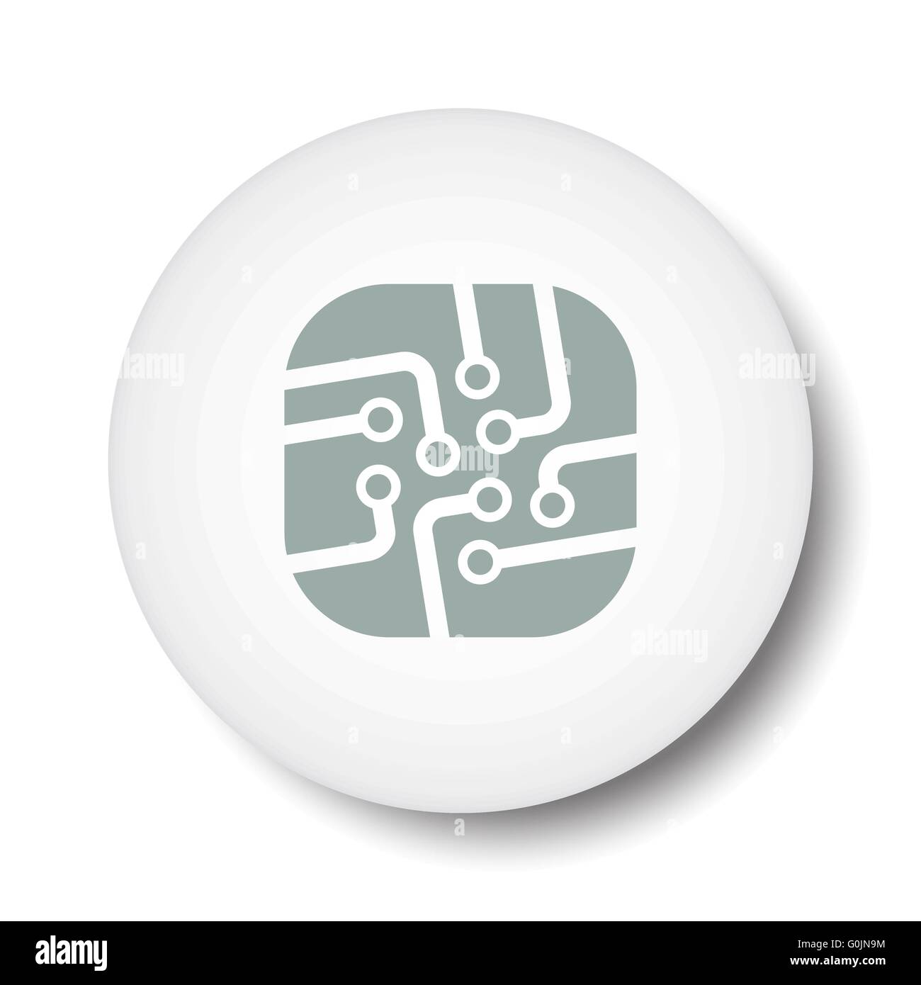 circuit board icon Stock Vector Image & Art - Alamy