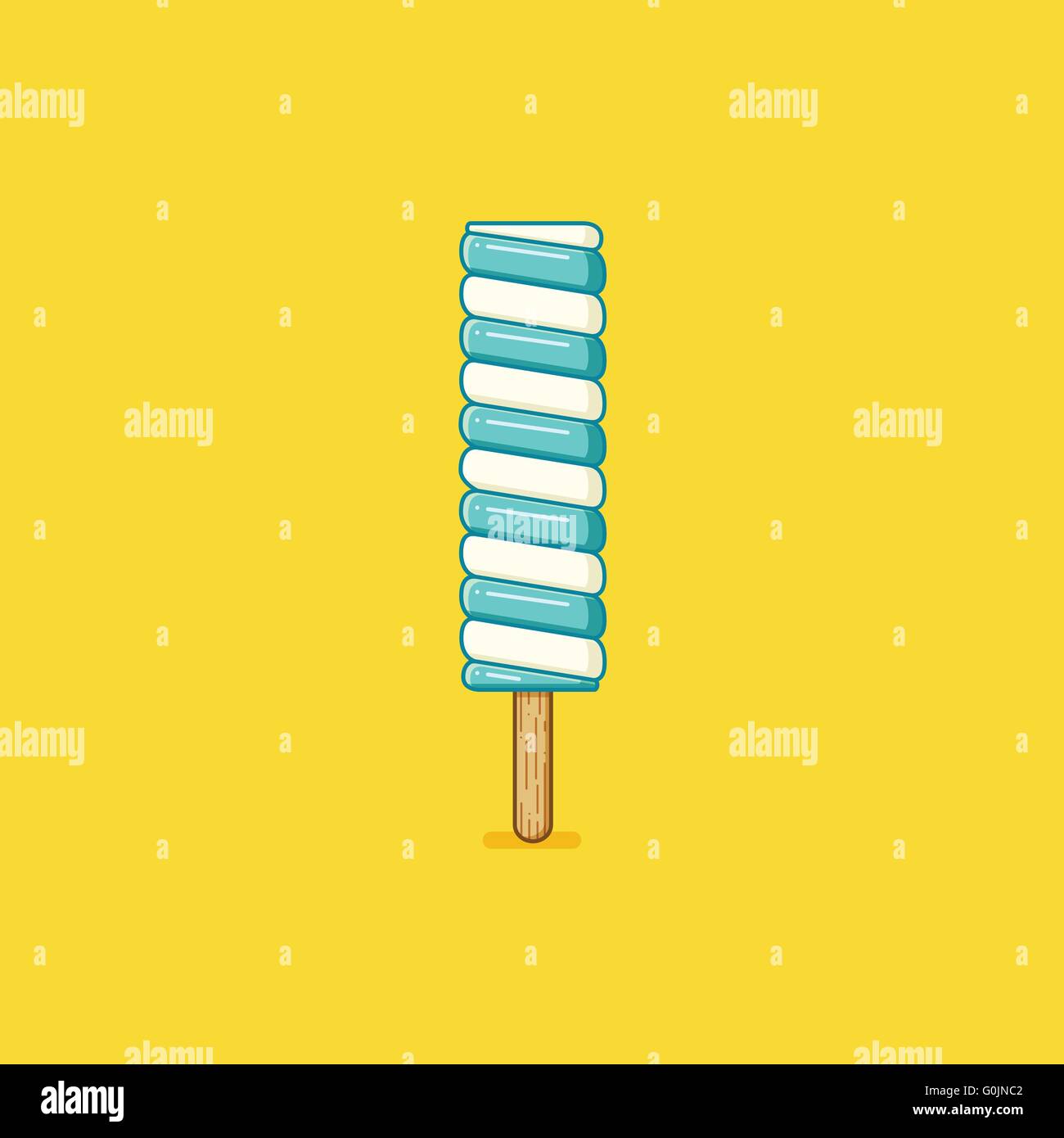 Colorful ice cream stick Stock Vector Image & Art - Alamy
