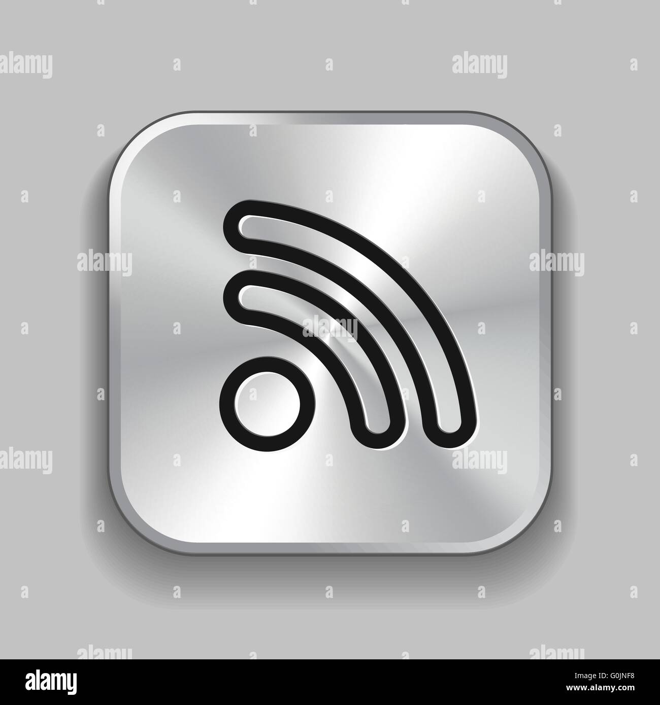 Icon rss vector concept illustration hi-res stock photography and ...