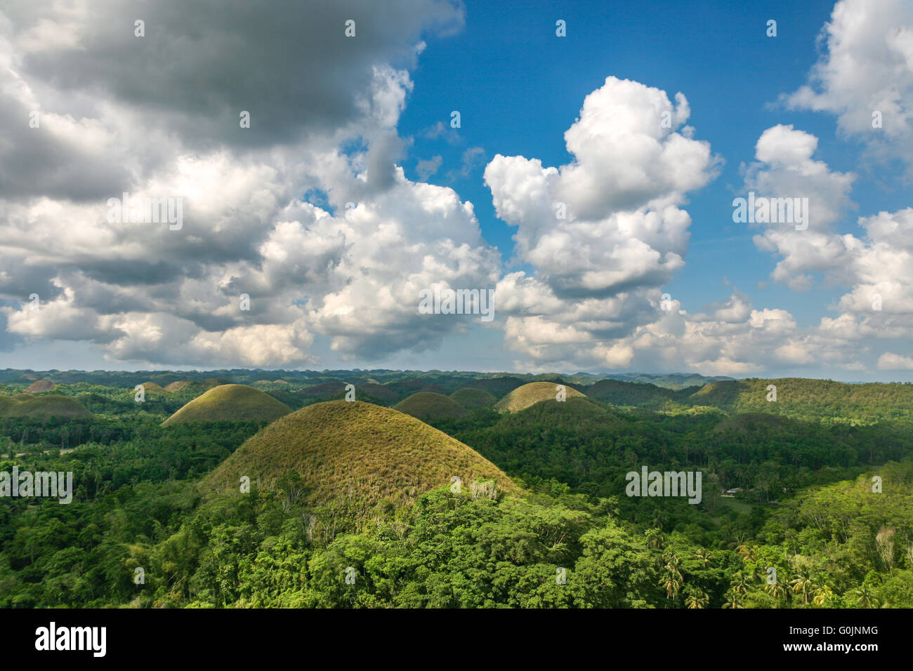 Philippines Bohol The Chocolate Hills, Bohol's most famous tourist ...