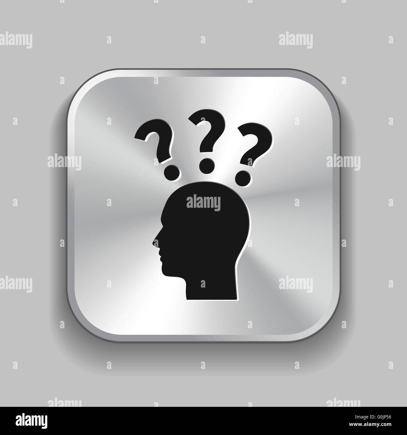 question mark and man icon Stock Vector Image & Art - Alamy