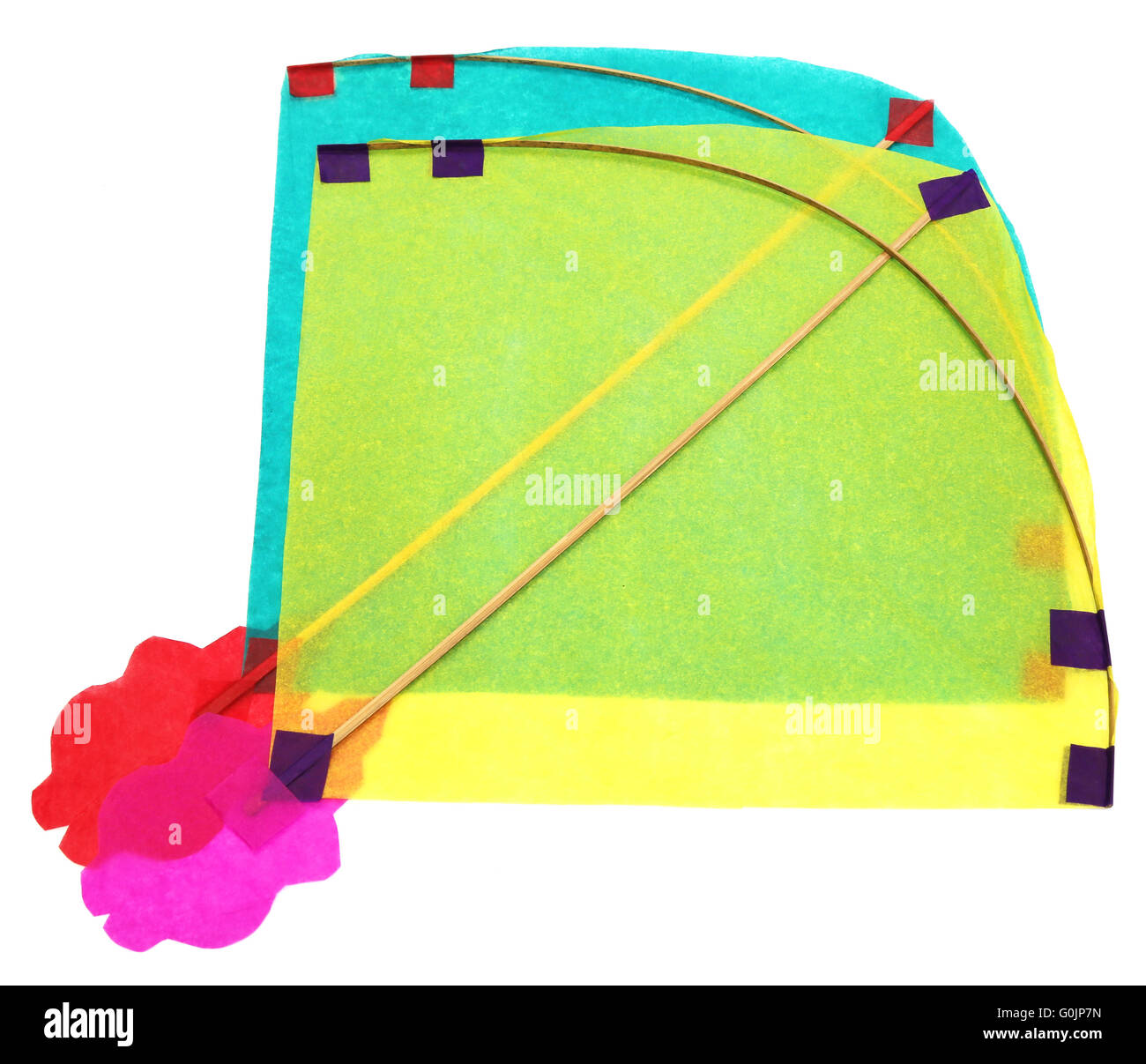 Flying kites Cut Out Stock Images & Pictures - Alamy