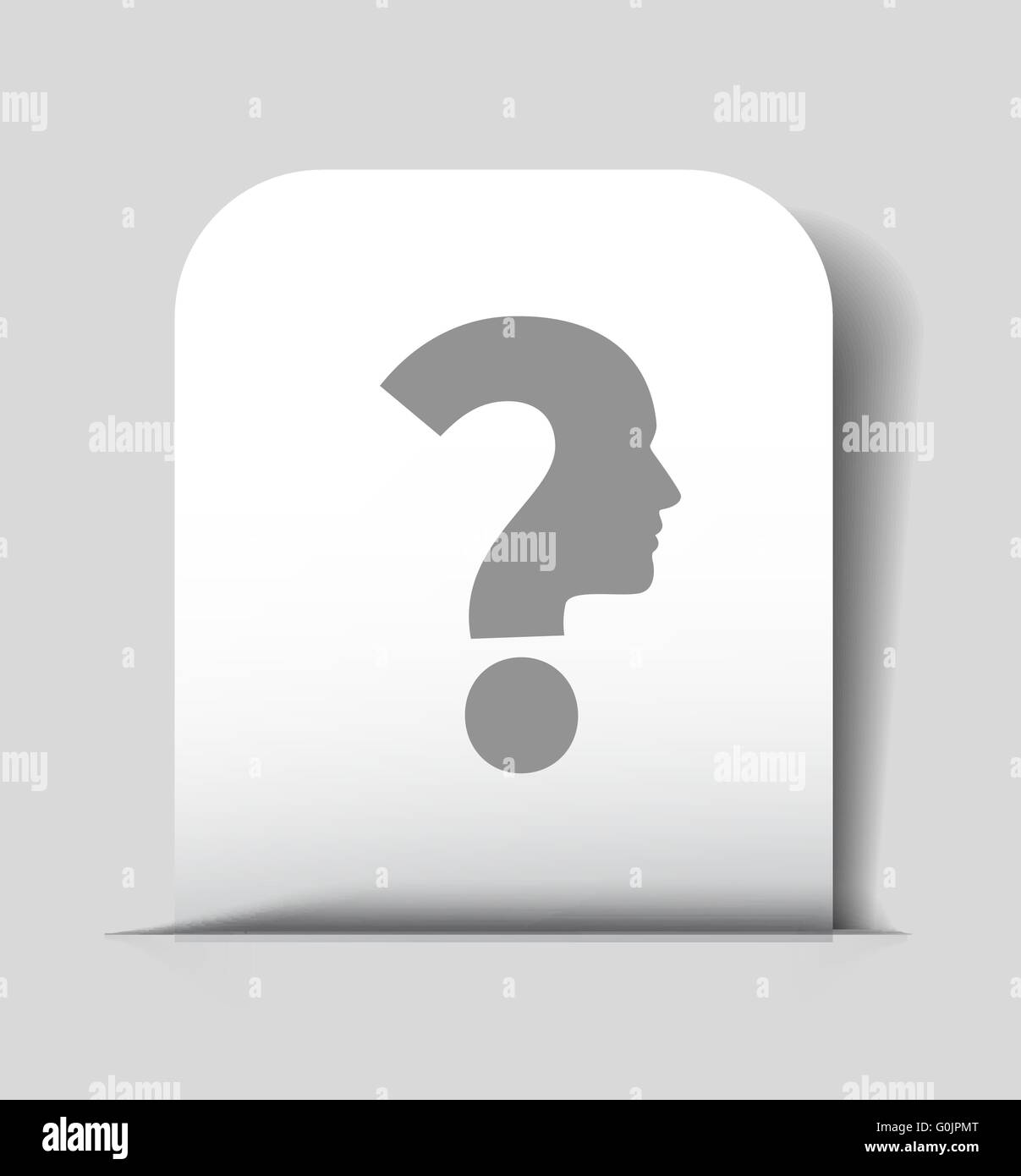 question mark and man icon Stock Vector Image & Art - Alamy