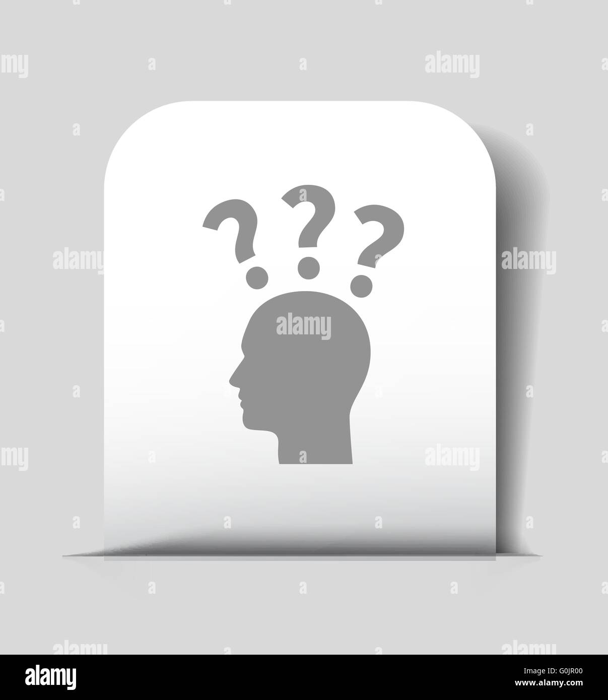 question mark and man icon Stock Vector Image & Art - Alamy