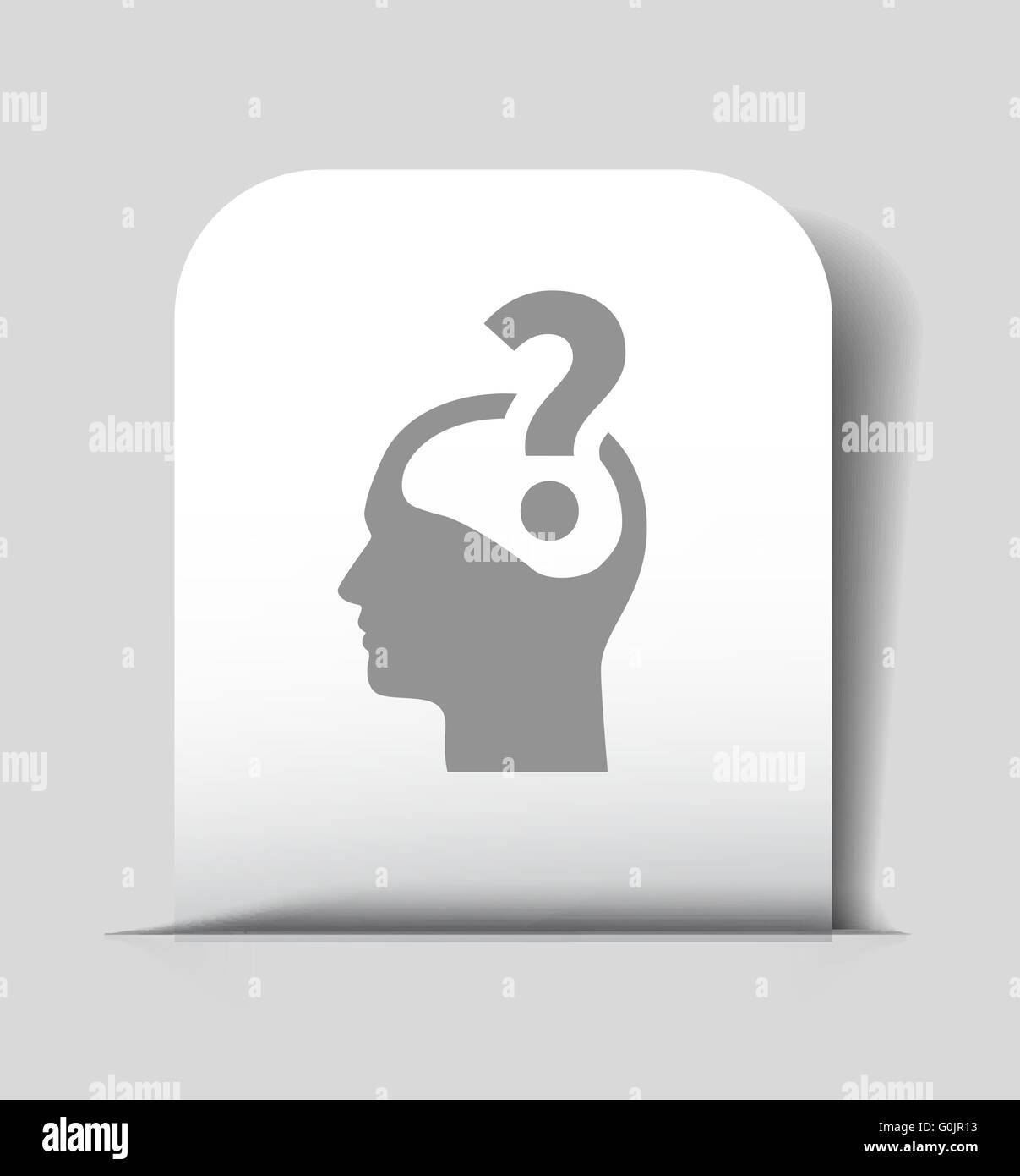 question mark and man icon Stock Vector Image & Art - Alamy