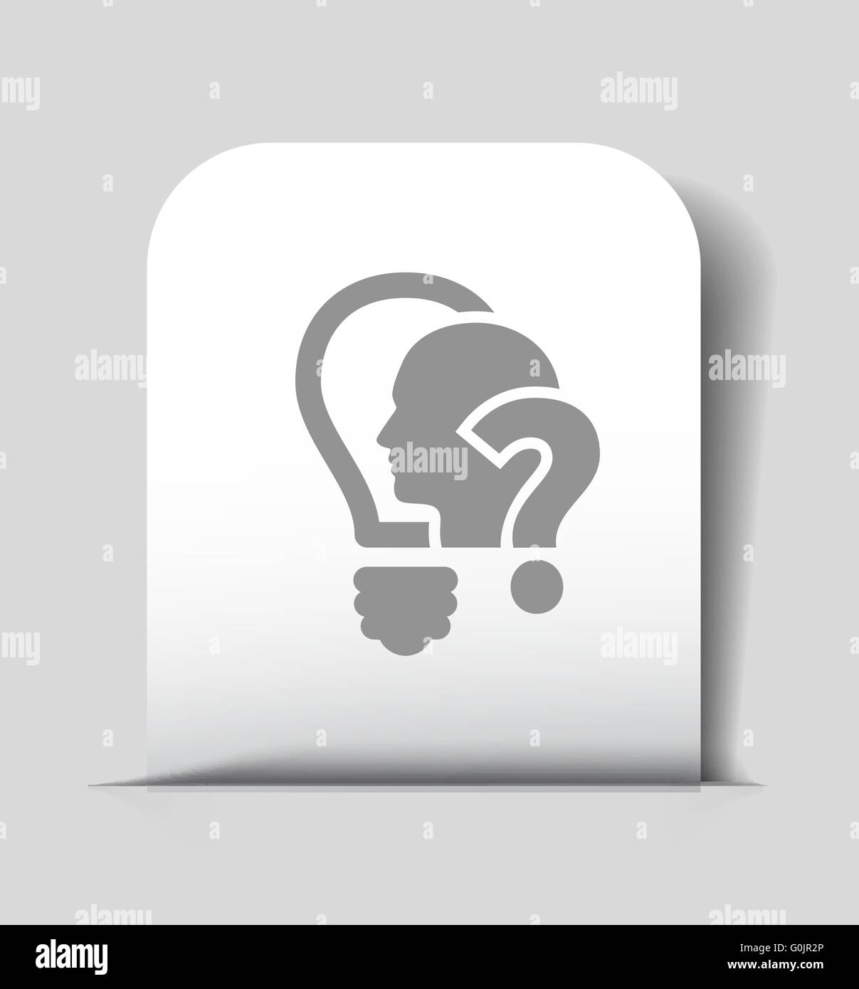 question mark and man icon Stock Vector Image & Art - Alamy
