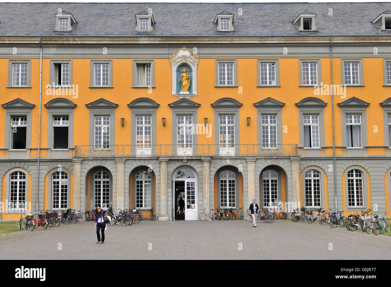 University of Bonn, courtyard garden, Bonn, North Rhine-Westphalia ...