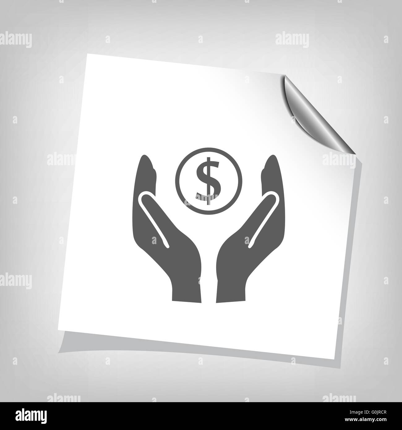 money in hand icon Stock Vector Image & Art - Alamy