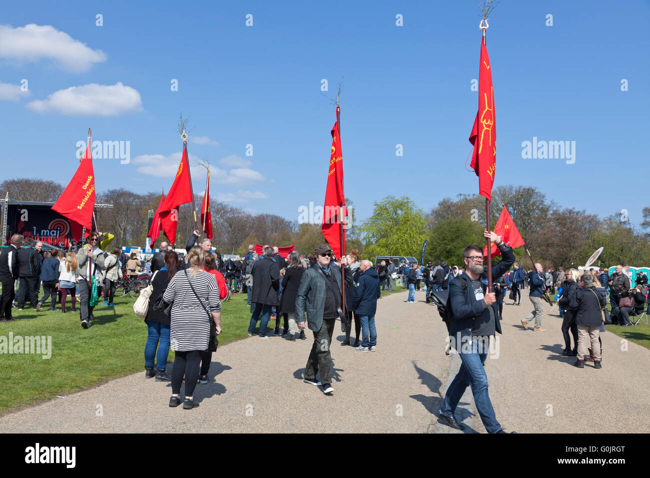 Trade union banners hi-res stock photography and images - Alamy