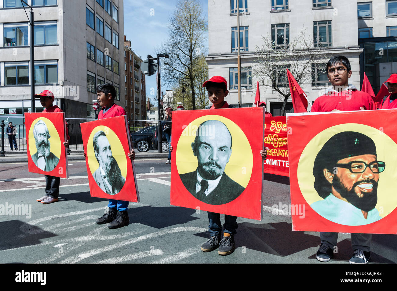Portraits of marx and lenin hi-res stock photography and images - Alamy