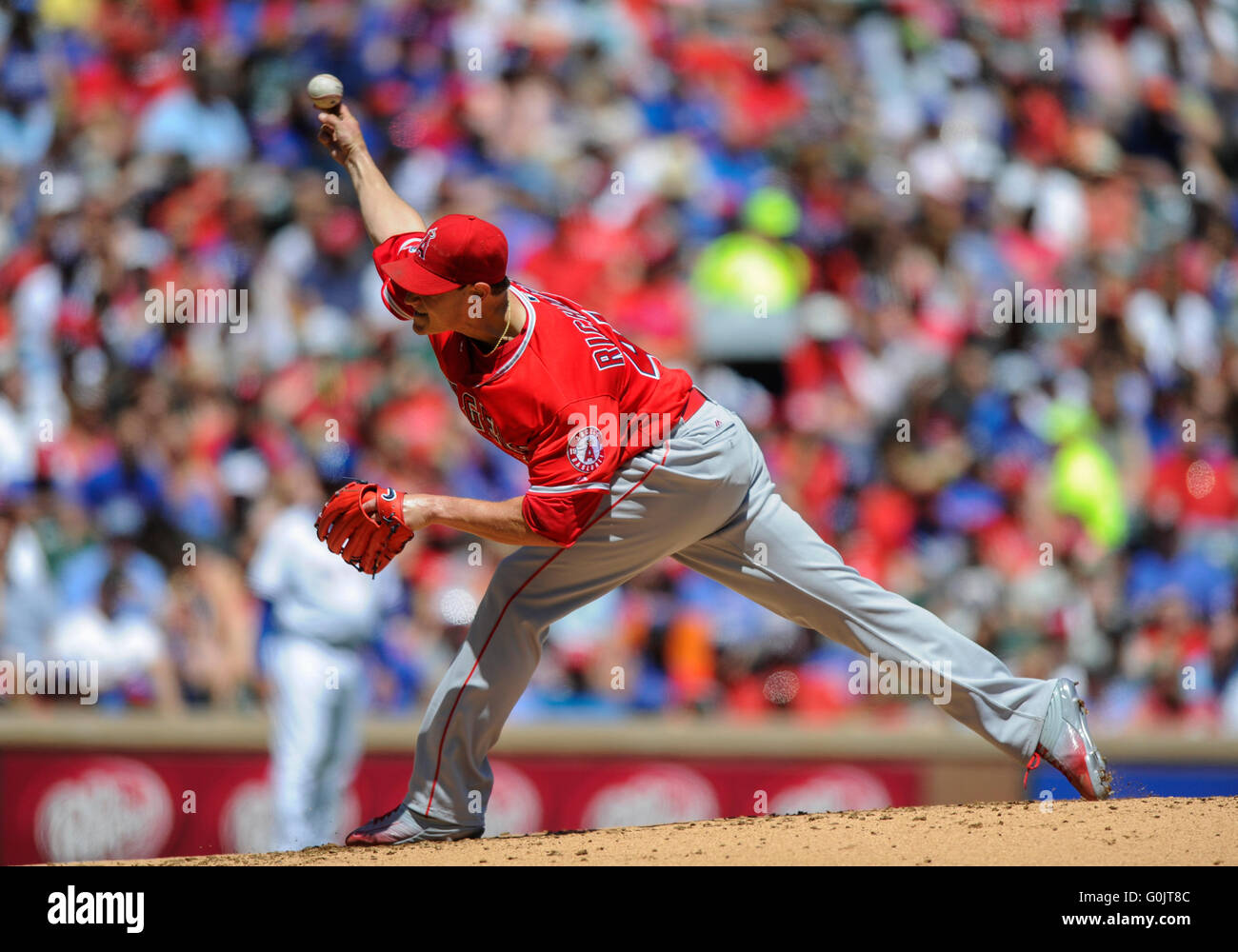 Arlington, Texas, USA. 1st May, 2016. May 01, 2016: Los Angeles Angels ...