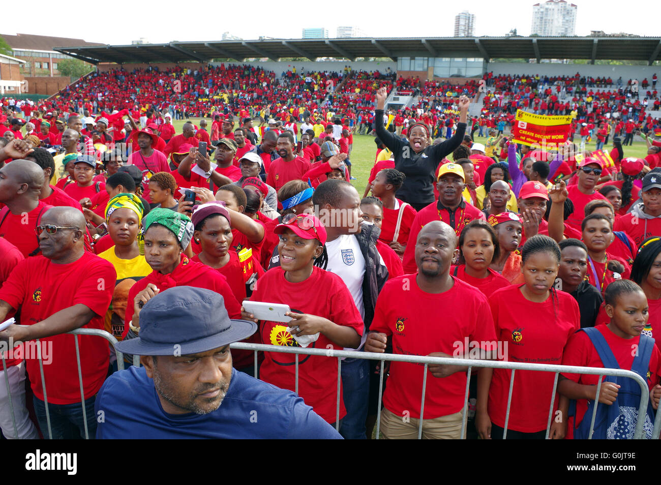 Durban, South Africa. 1st May, 2016. These are some of the 8,000 people ...