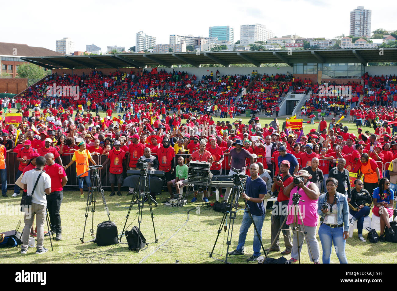 Durban, South Africa. 1st May, 2016. These are some of the 8,000 people ...
