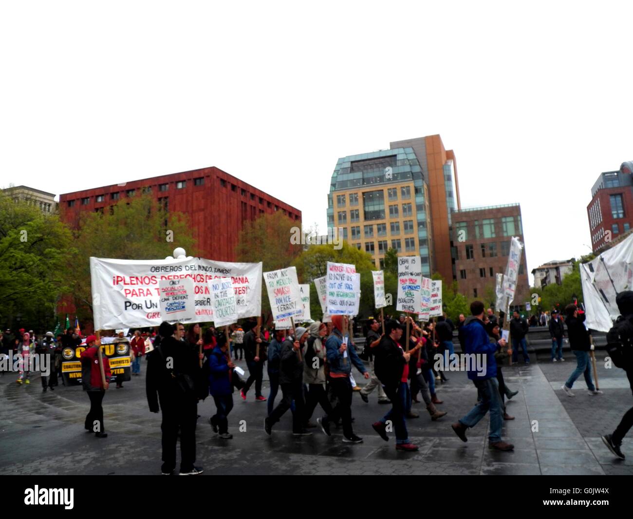 New York, NY, USA-1st May 2016-Mayday Rally and March in New York City ...