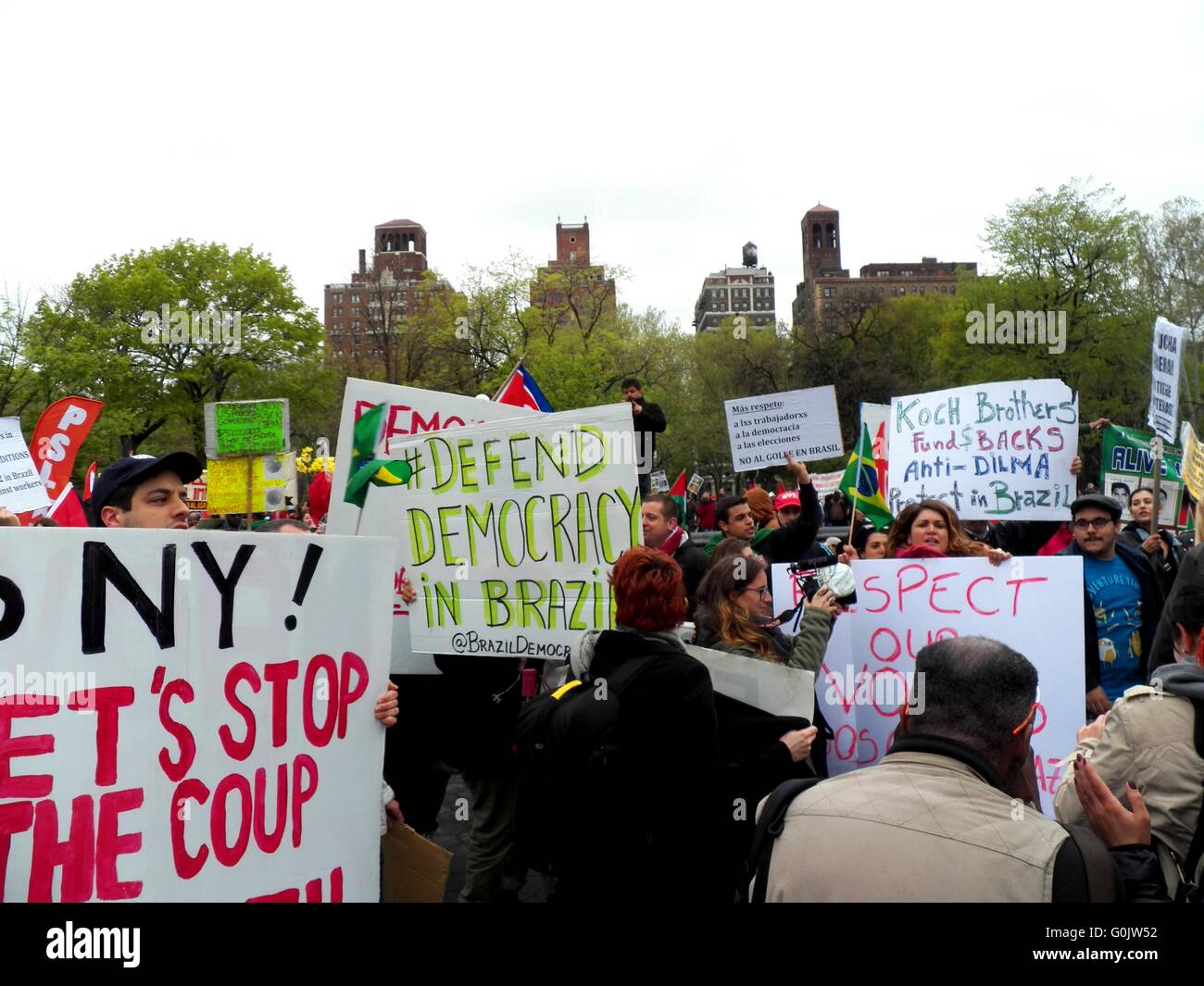 New York, NY, USA-1st May 2016-Mayday Rally and March in New York City ...