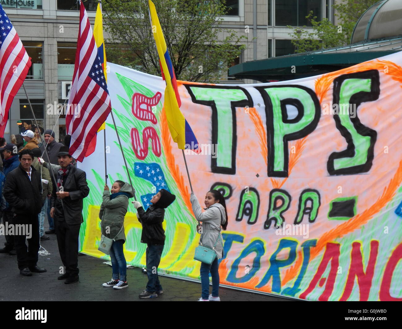 New York, NY, USA-1st May 2016-Mayday Rally at Union Square in New York ...