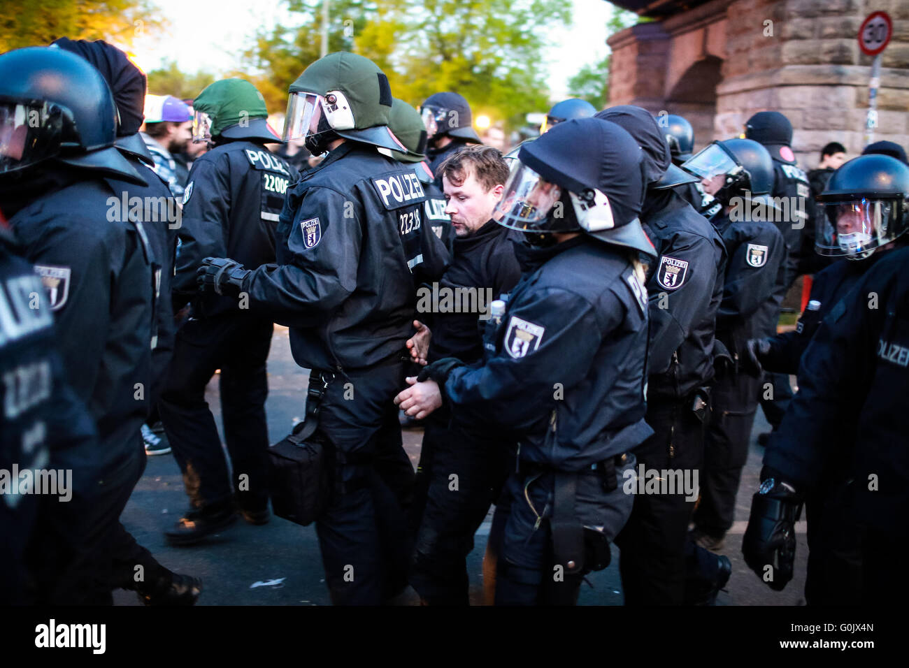 Police arrest fan hi-res stock photography and images - Alamy