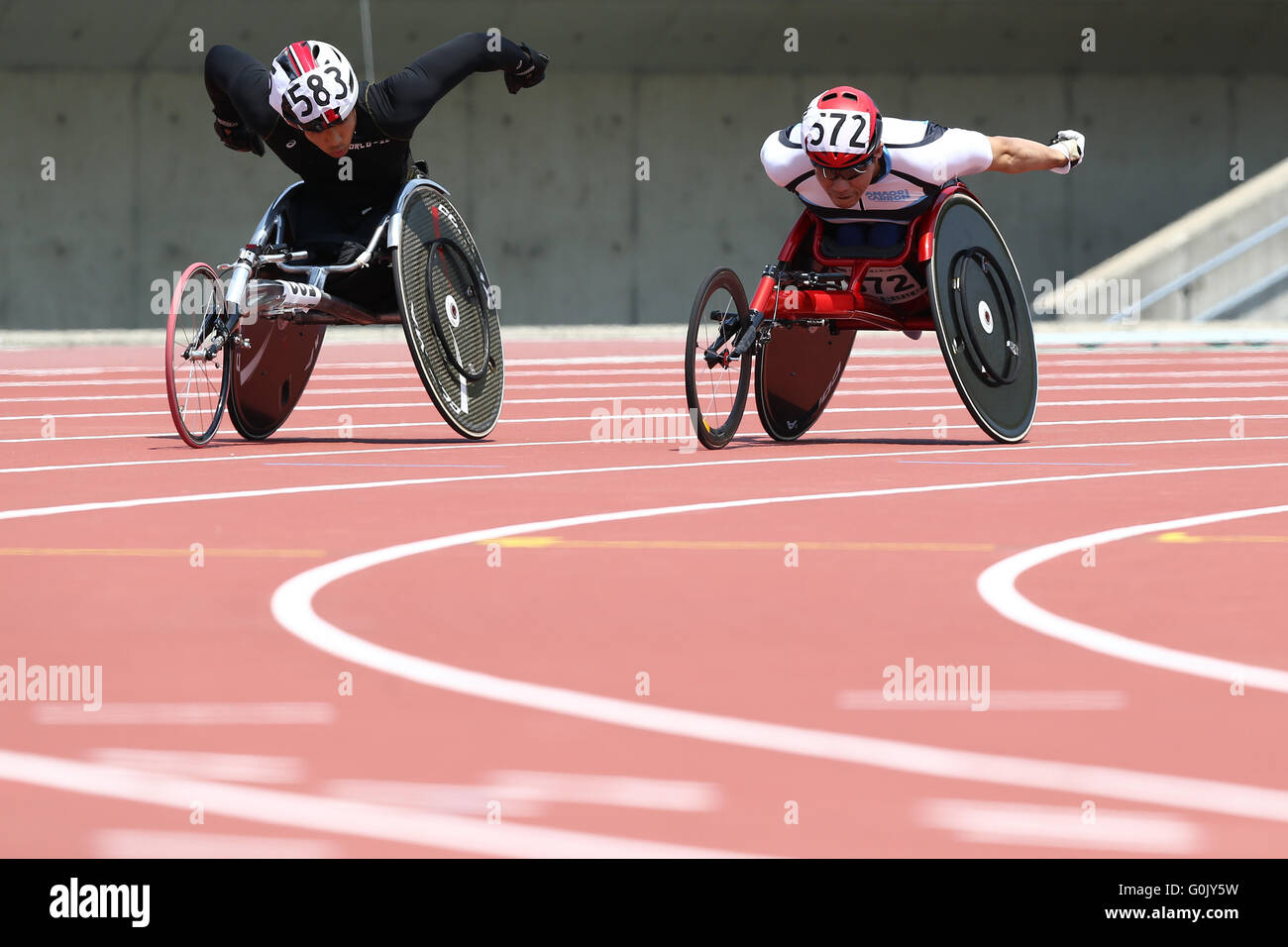 Coca Cola West Sports Park, Tottori, Japan. 30th Apr, 2016. (L-R ...