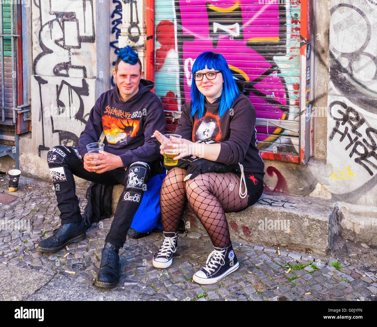 Kreuzberg, Berlin, Germany, 1st May, 2016. May Day, Labour Day or ...