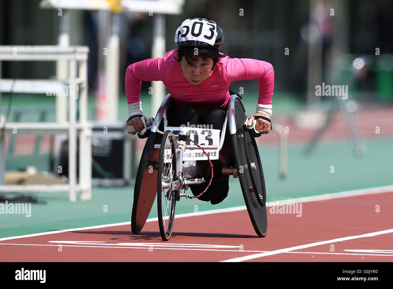 Coca Cola West Sports Park, Tottori, Japan. 30th Apr, 2016. Teruyo ...