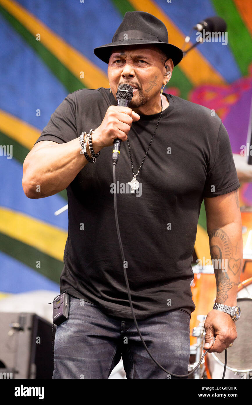 New Orleans, Louisiana, USA. 1st May, 2016. Singer AARON NEVILLE ...