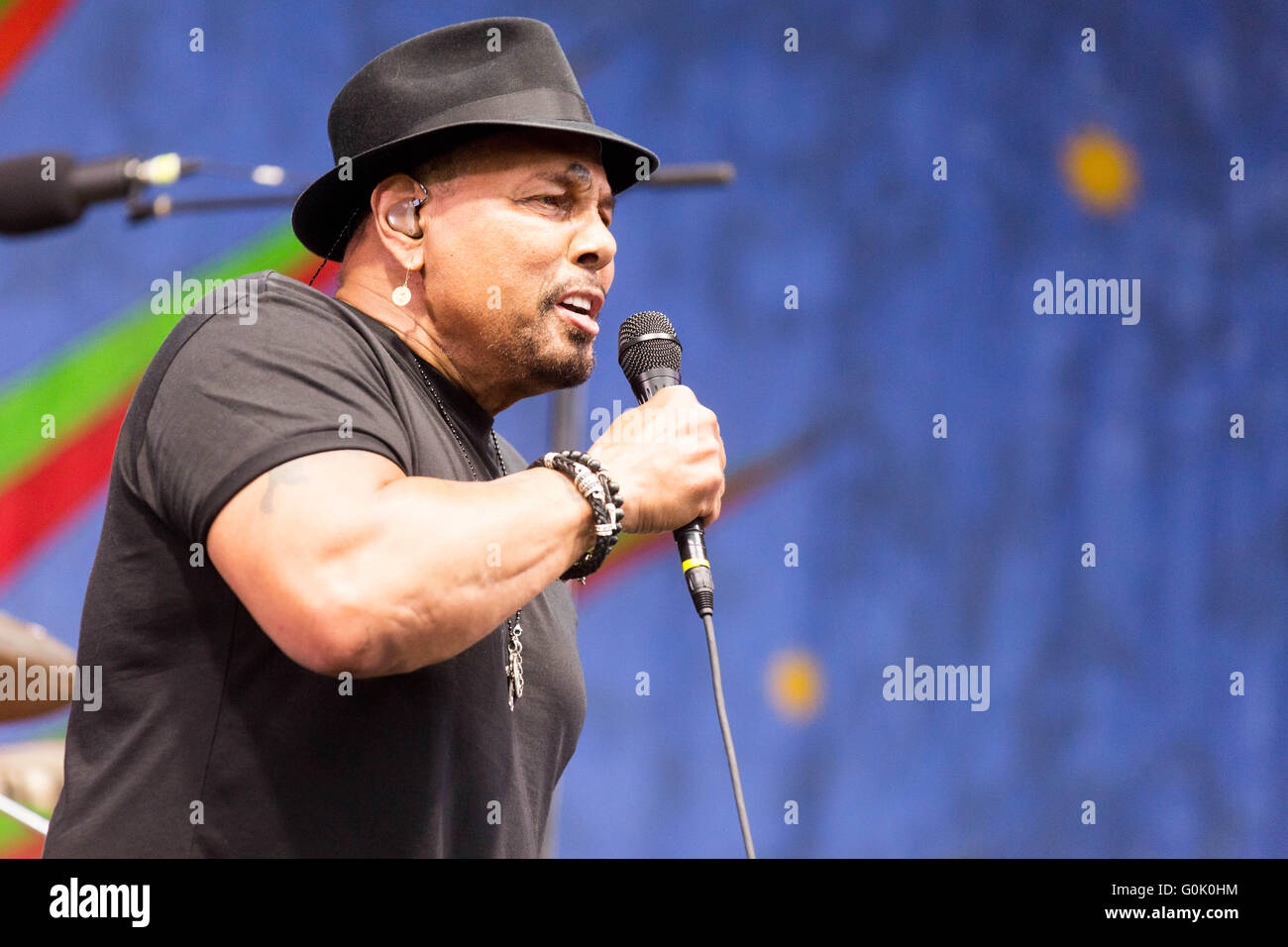 New Orleans, Louisiana, USA. 1st May, 2016. Singer AARON NEVILLE ...