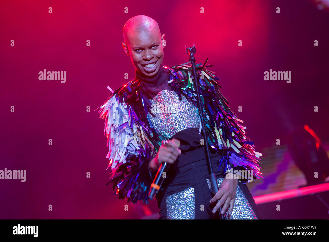 Skin lead the Skunk Anansie during the Primo Maggio Concert 2016 at ...