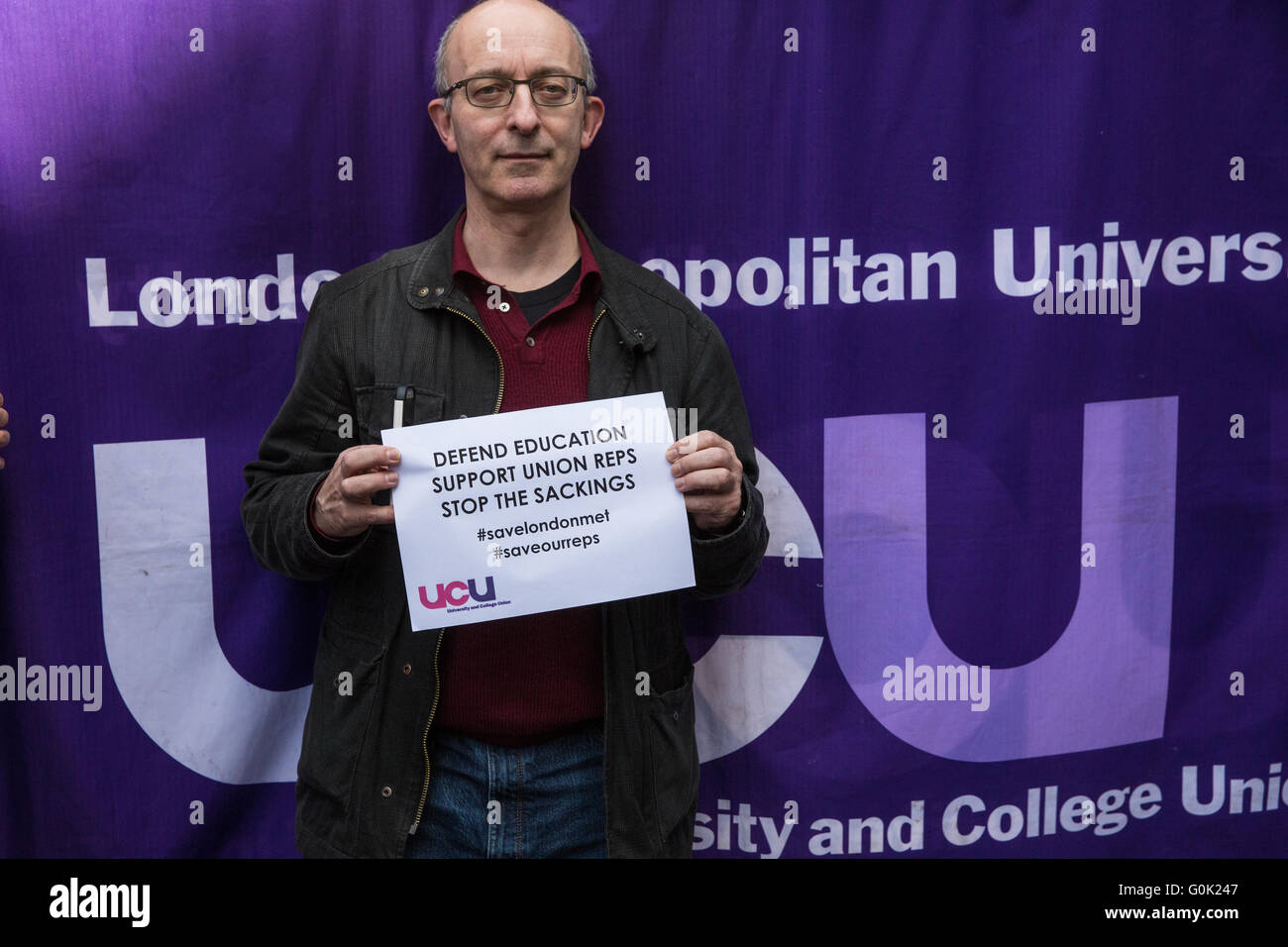 London, UK. 1st May, 2016. David Hardman, Principal Lecturer in the ...