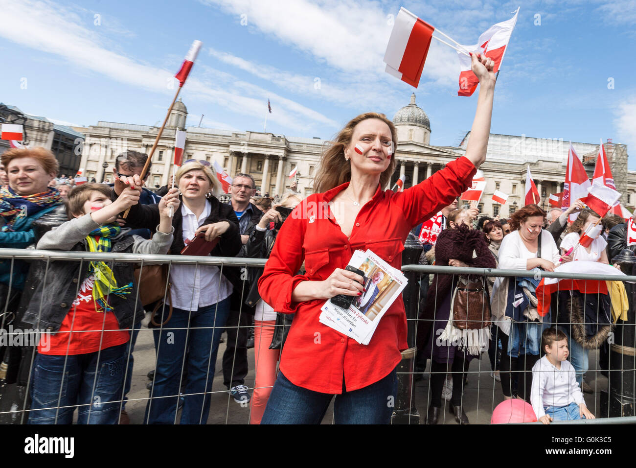 National polish flag hi-res stock photography and images - Alamy