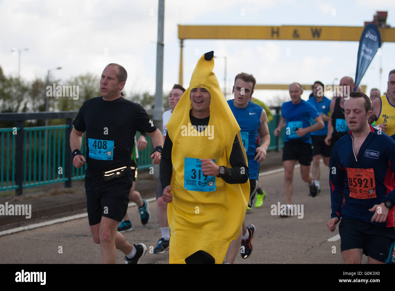 Banana woman running hi-res stock photography and images - Alamy
