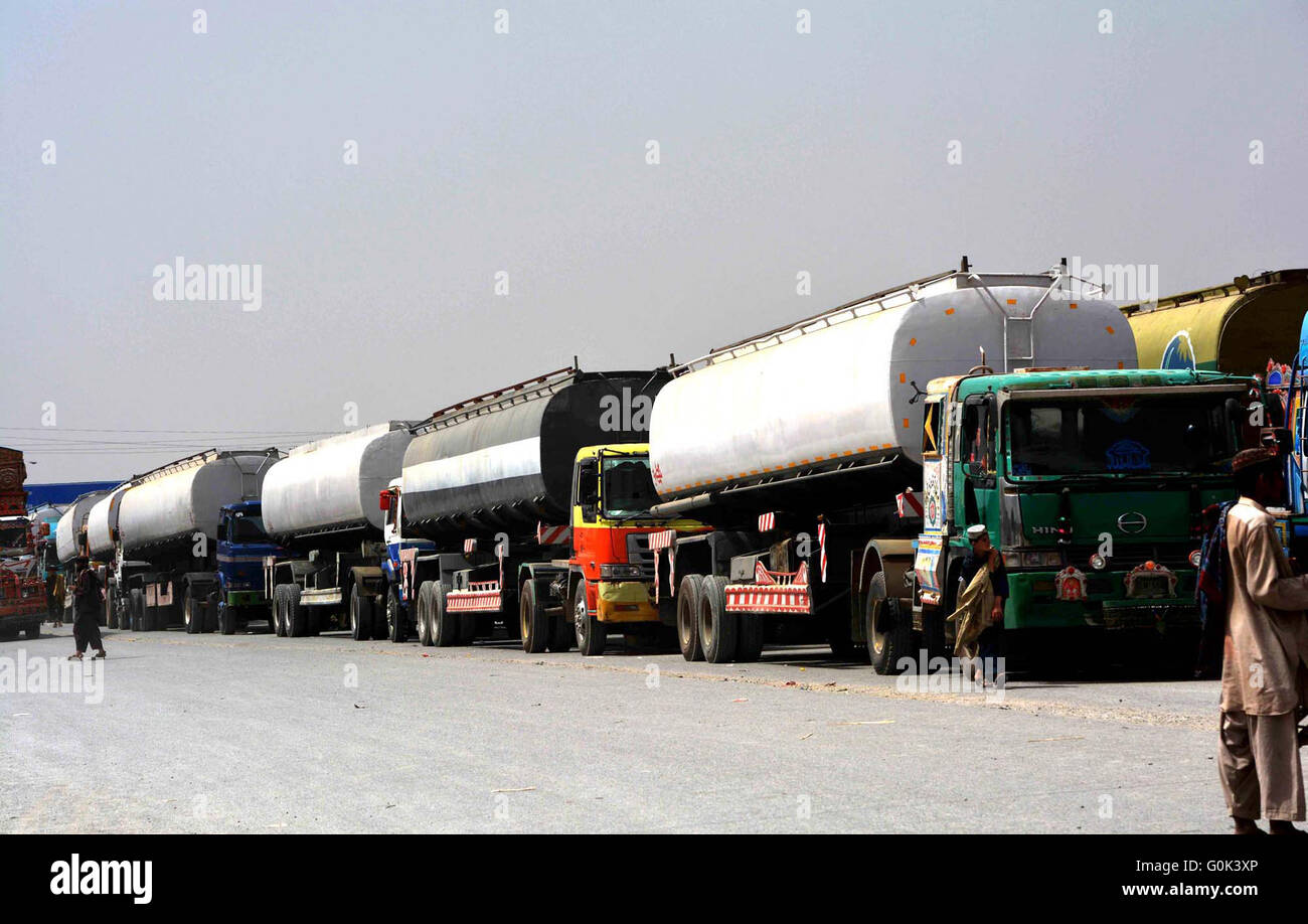 Pakistani trucks carry the goods and Afghan transit trade supply ...