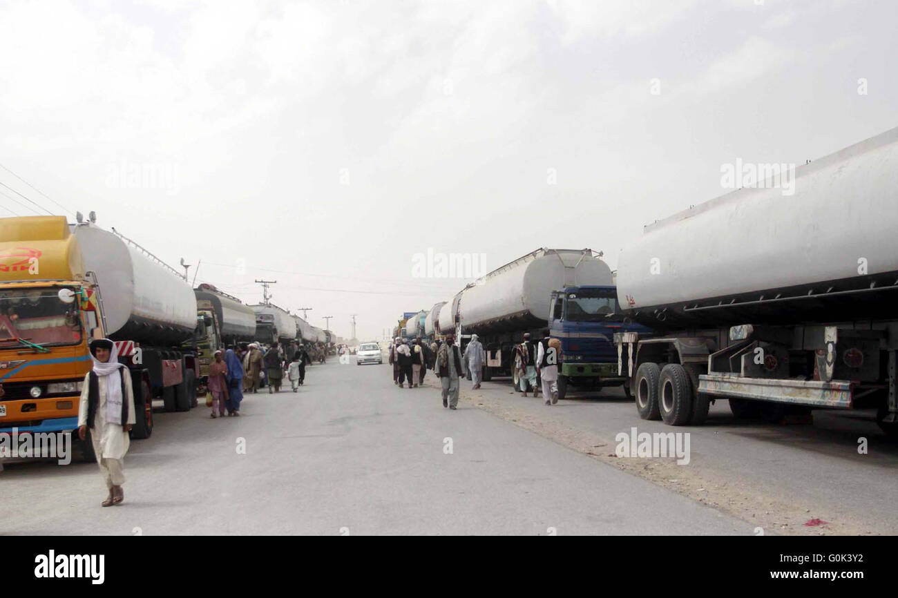 Pakistani trucks carry the goods and Afghan transit trade supply ...