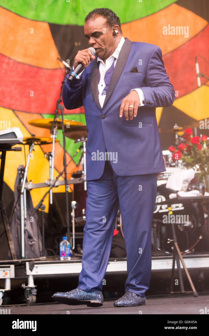 New Orleans, Louisiana, USA. 1st May, 2016. Singer RONALD ISLEY of The ...
