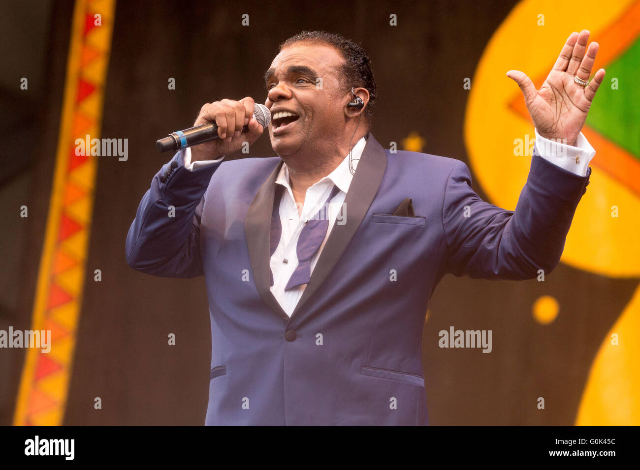 New Orleans, Louisiana, USA. 1st May, 2016. Singer RONALD ISLEY of The ...