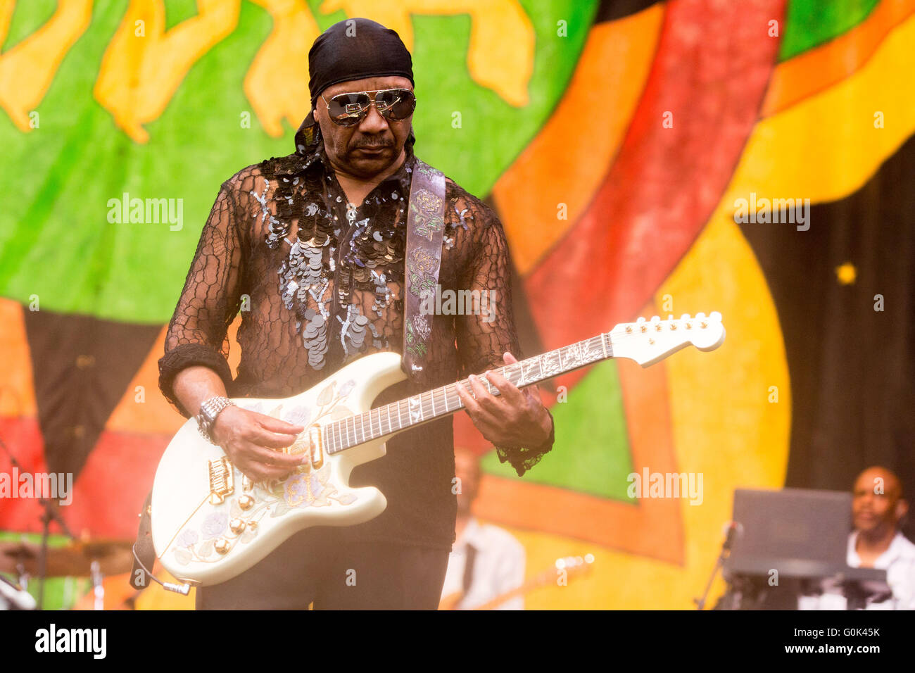 New Orleans, Louisiana, USA. 1st May, 2016. Musician ERNIE ISLEY of The ...