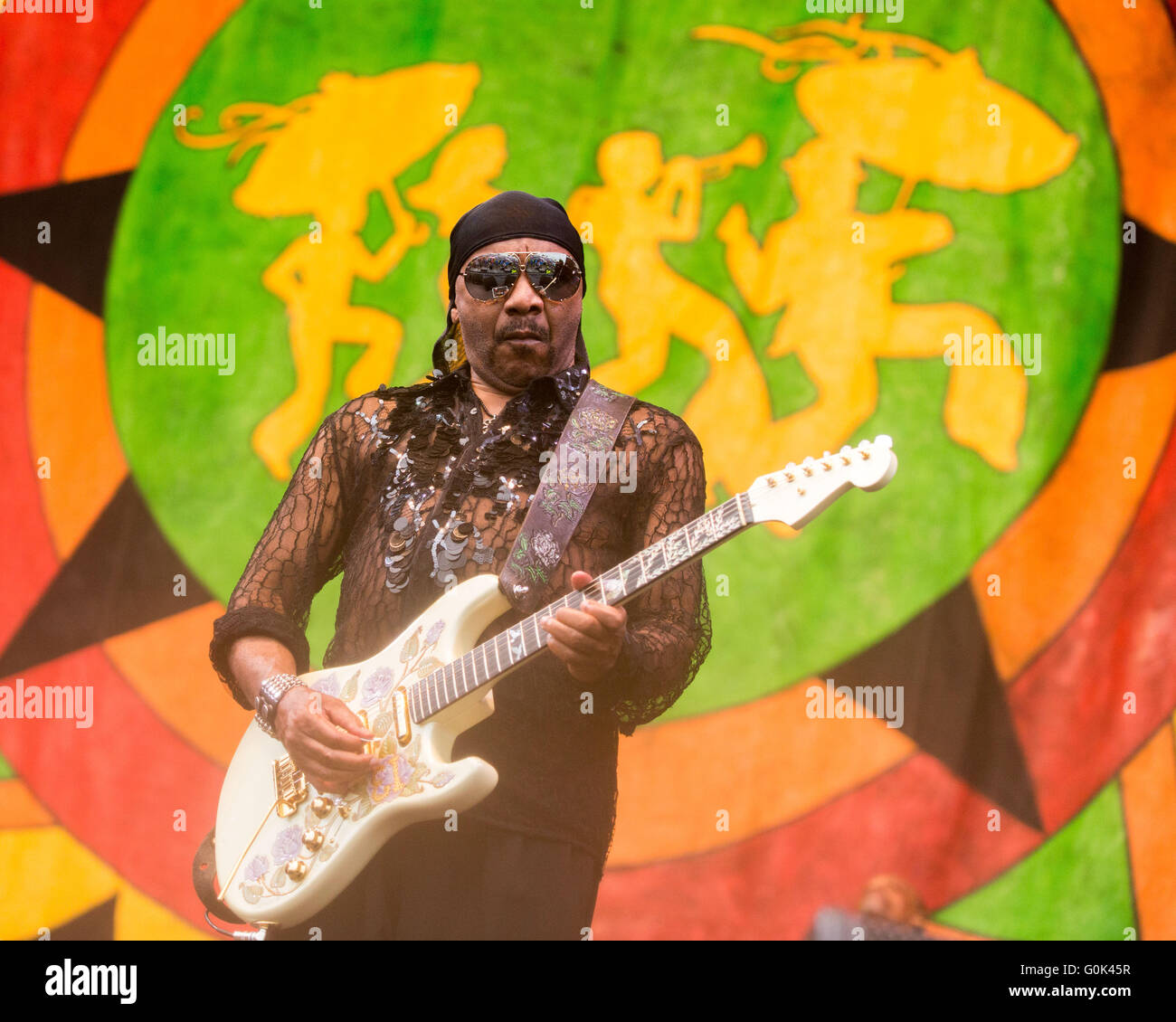 New Orleans, Louisiana, USA. 1st May, 2016. Musician ERNIE ISLEY of The ...