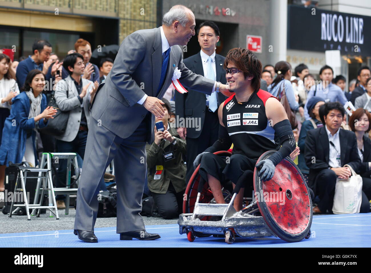 (L-R) Yoichi Masuzoe, Daisuke Ikezaki, MAY 2, 2016 : NO LIMITS SPECIAL ...