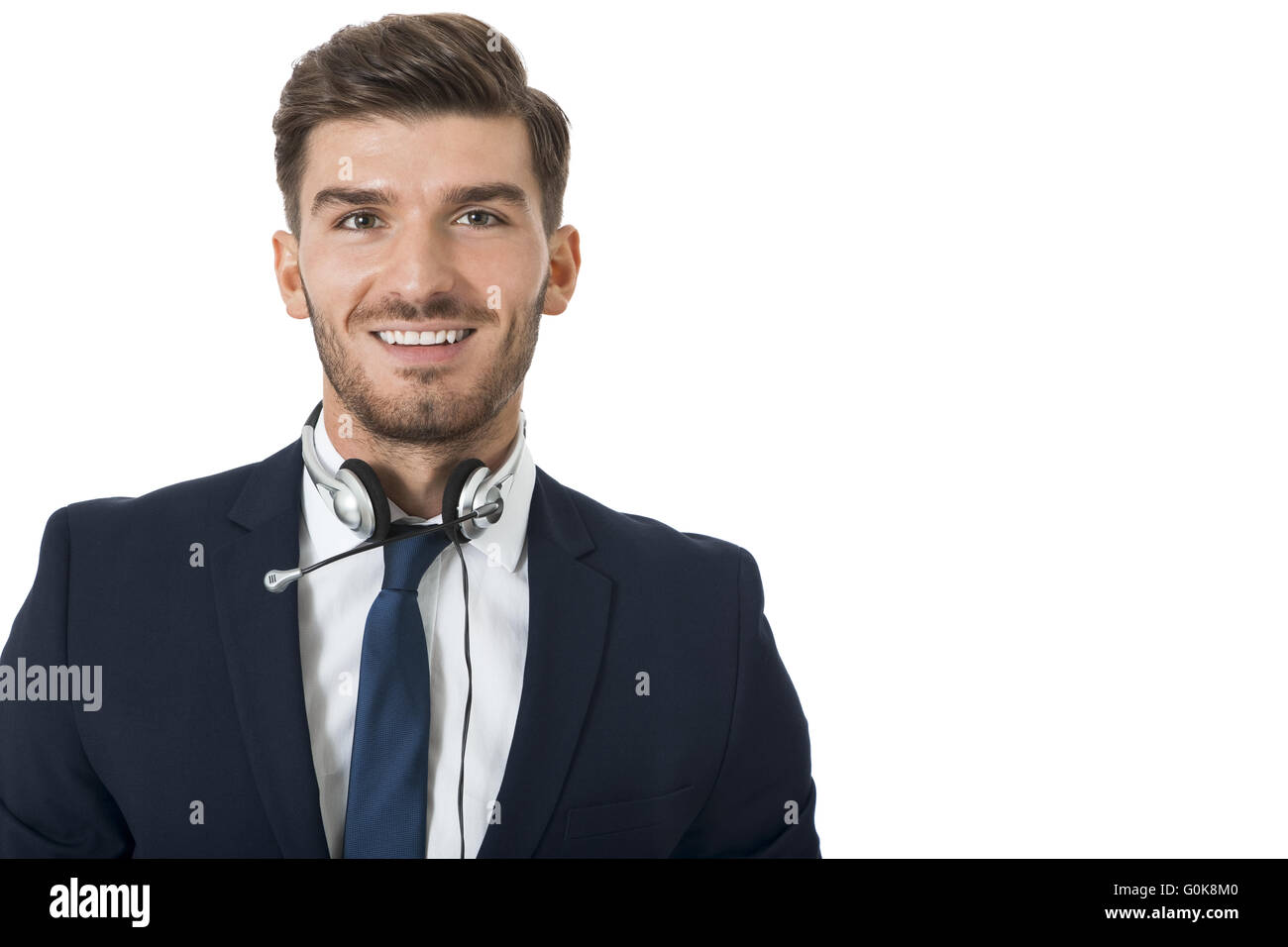 Headphones speak hi-res stock photography and images - Alamy