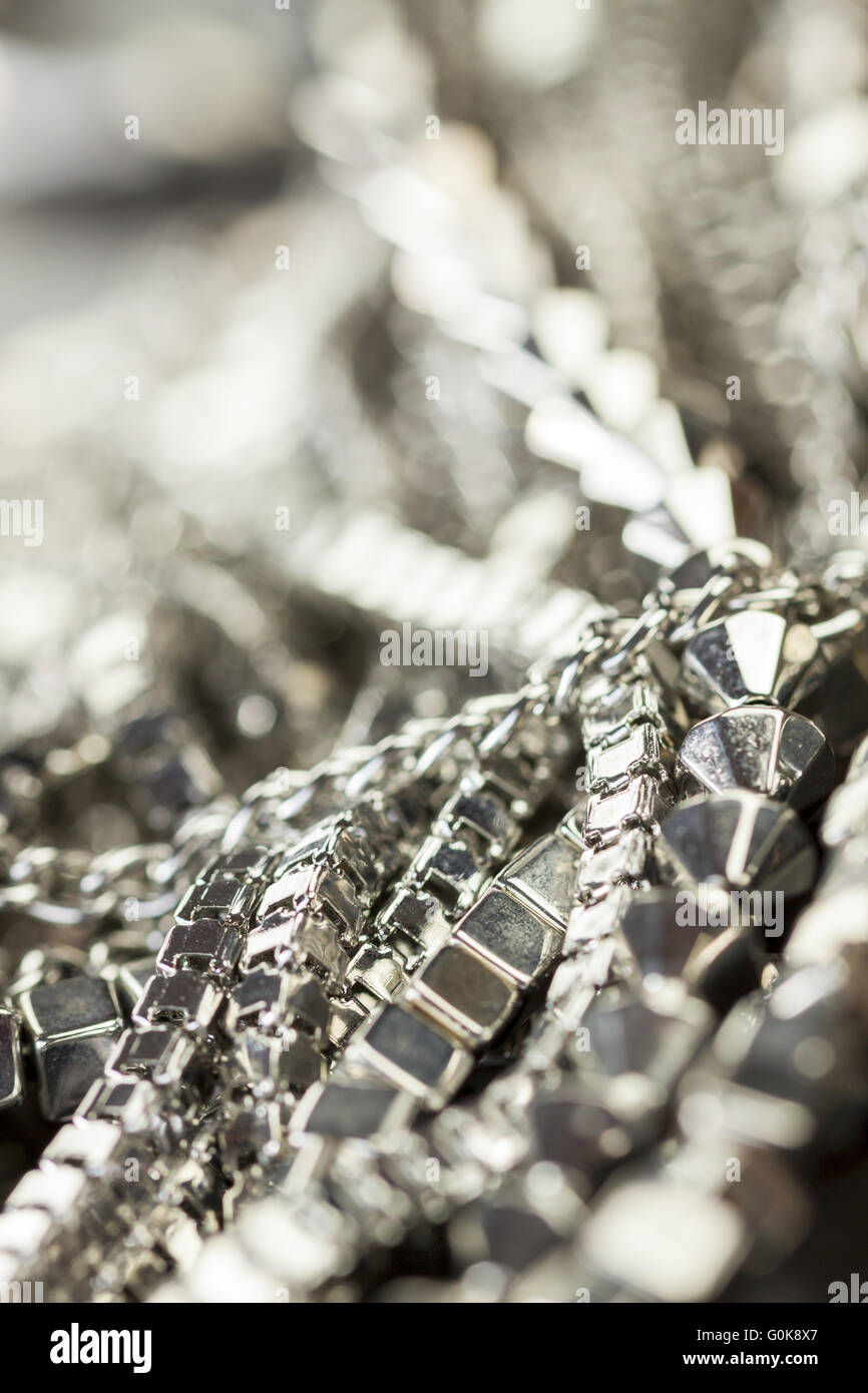 Silver chains hi-res stock photography and images - Alamy