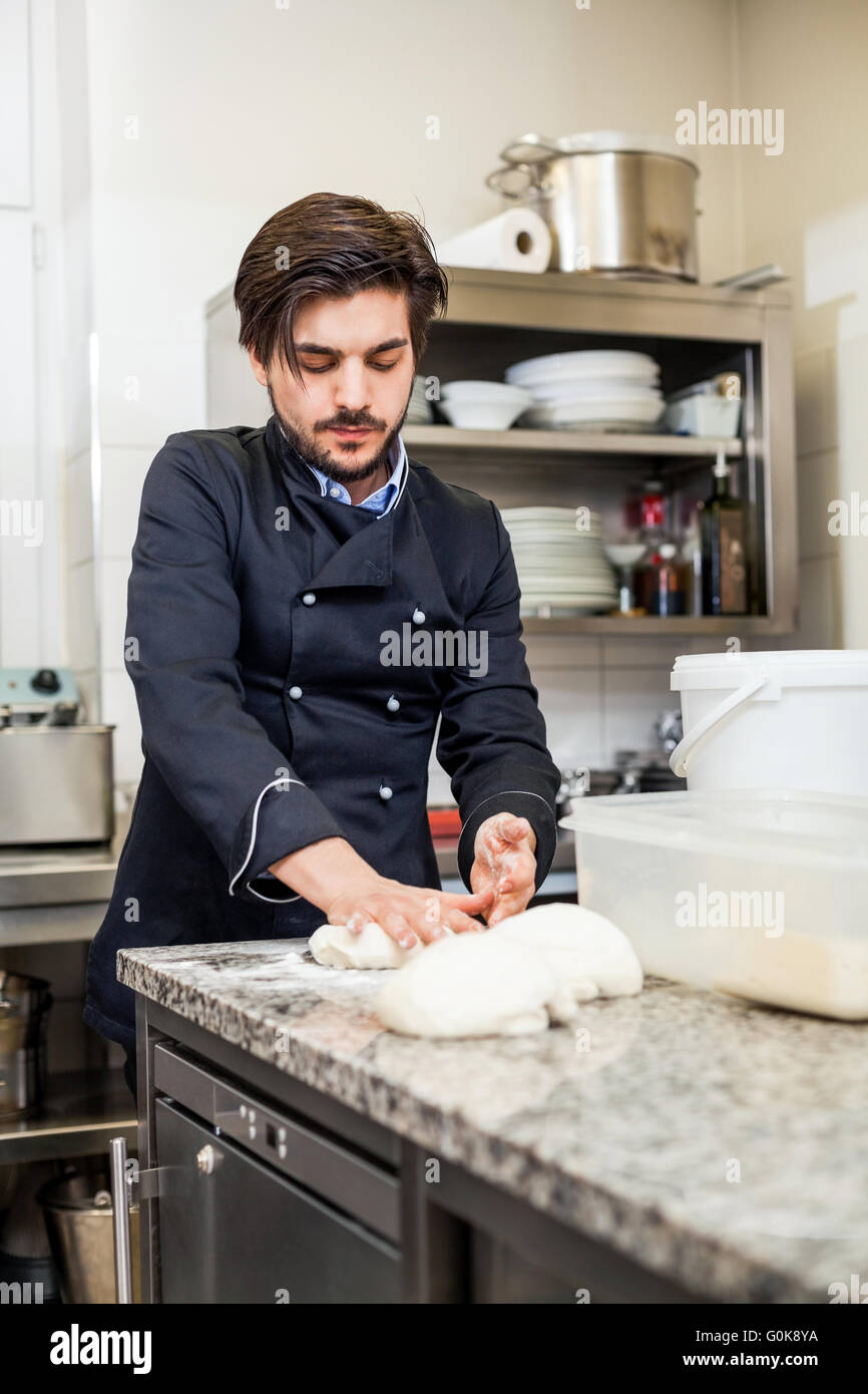 Raw dough pastries flour hi-res stock photography and images - Alamy