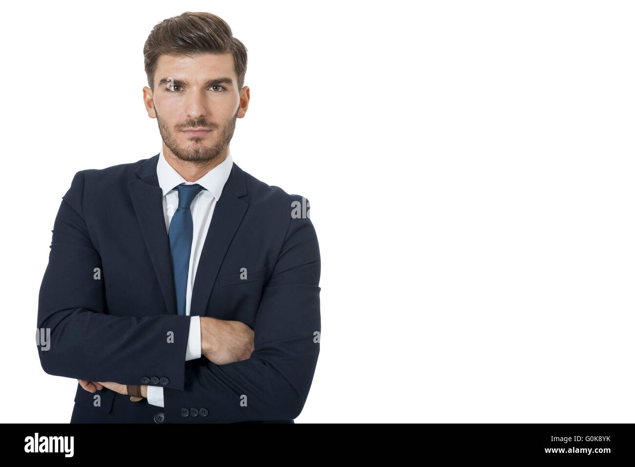Stylish successful young businessman Stock Photo - Alamy
