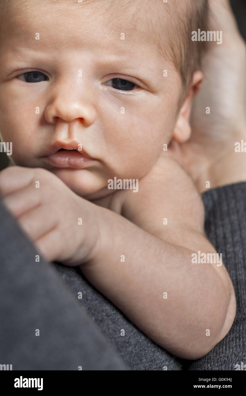 Close up Cute New Born Baby Stock Photo - Alamy
