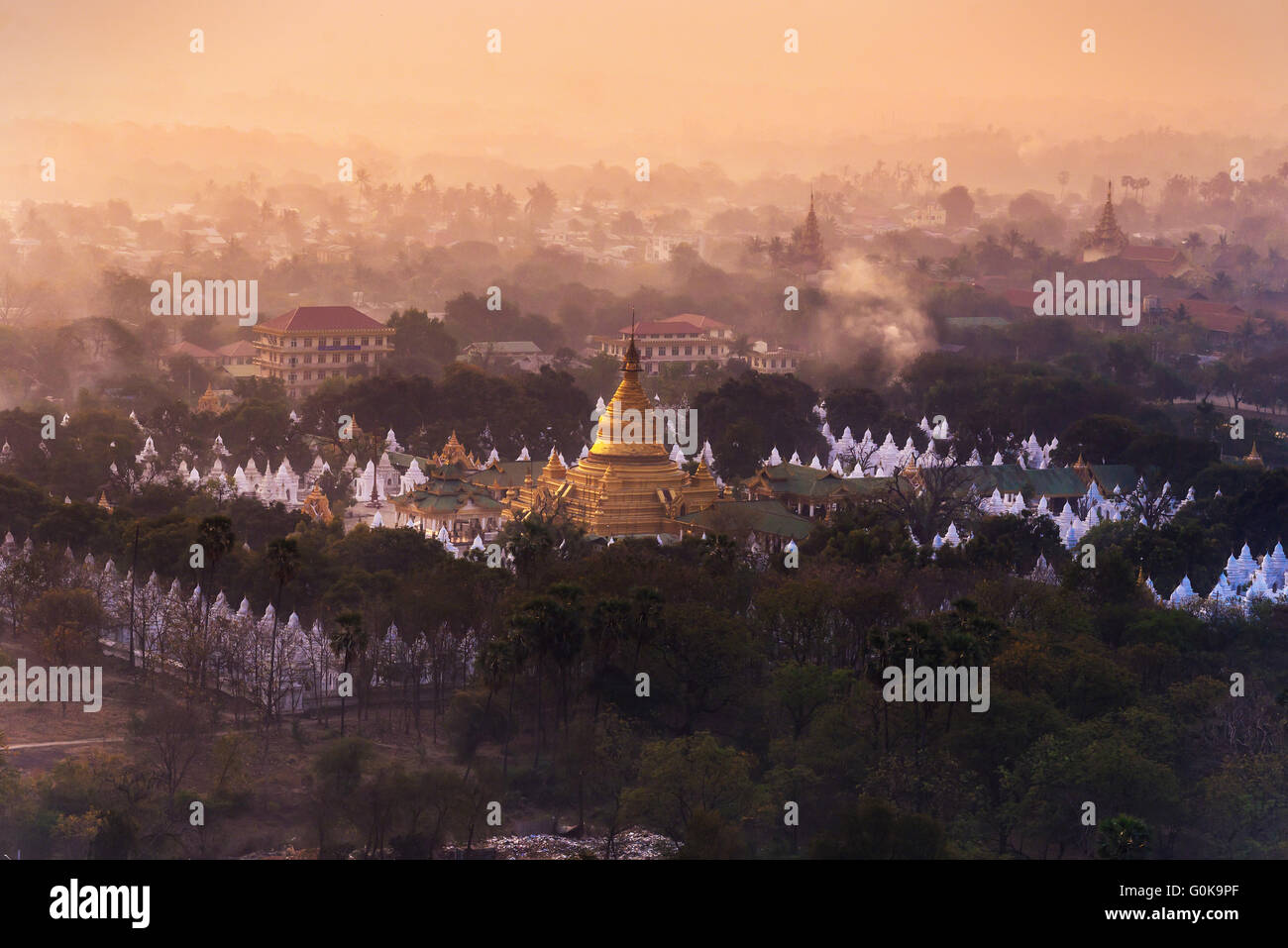 Pagoda at the top of mandalay hill hi-res stock photography and images ...