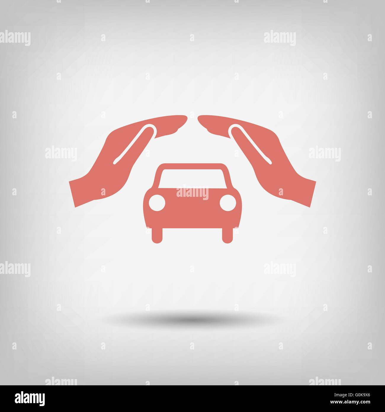 car in hand icon Stock Vector Image & Art - Alamy