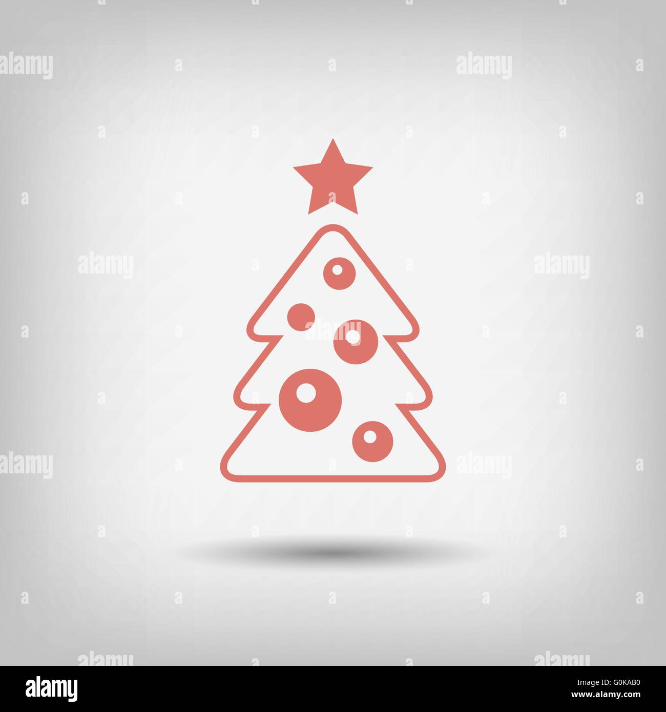 christmas tree icon Stock Vector Image & Art - Alamy